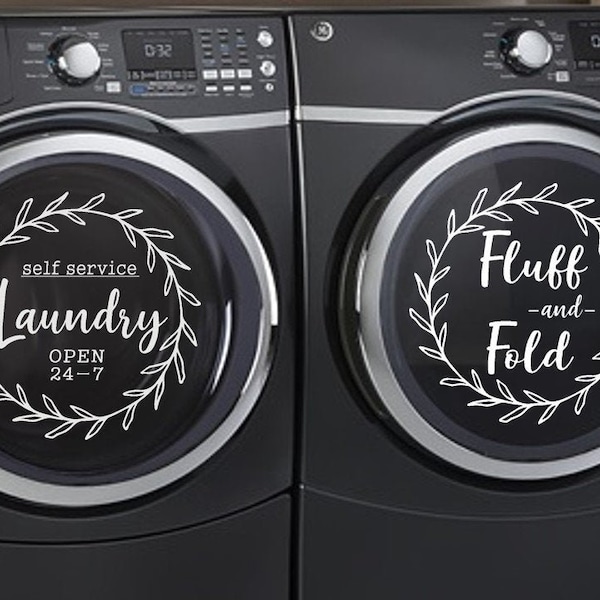 Washer Decal - Etsy