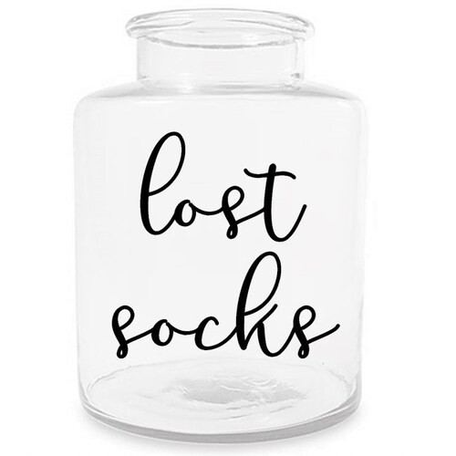 Lost Socks Label Decal / Laundry Room Decor / Lost Socks Label - Etsy