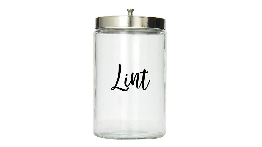 Lint Decal Label / Laundry Room Decor / Laundry Room Organization ...