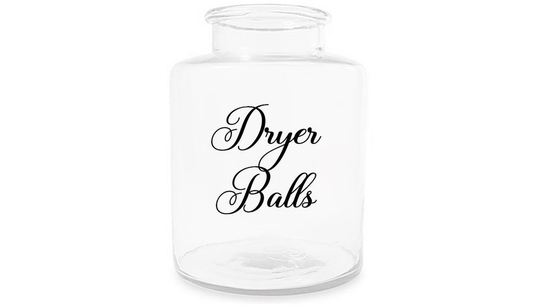 Dryer Balls Label Decal / Laundry Room Decor / Laundry Lint Sticker ...