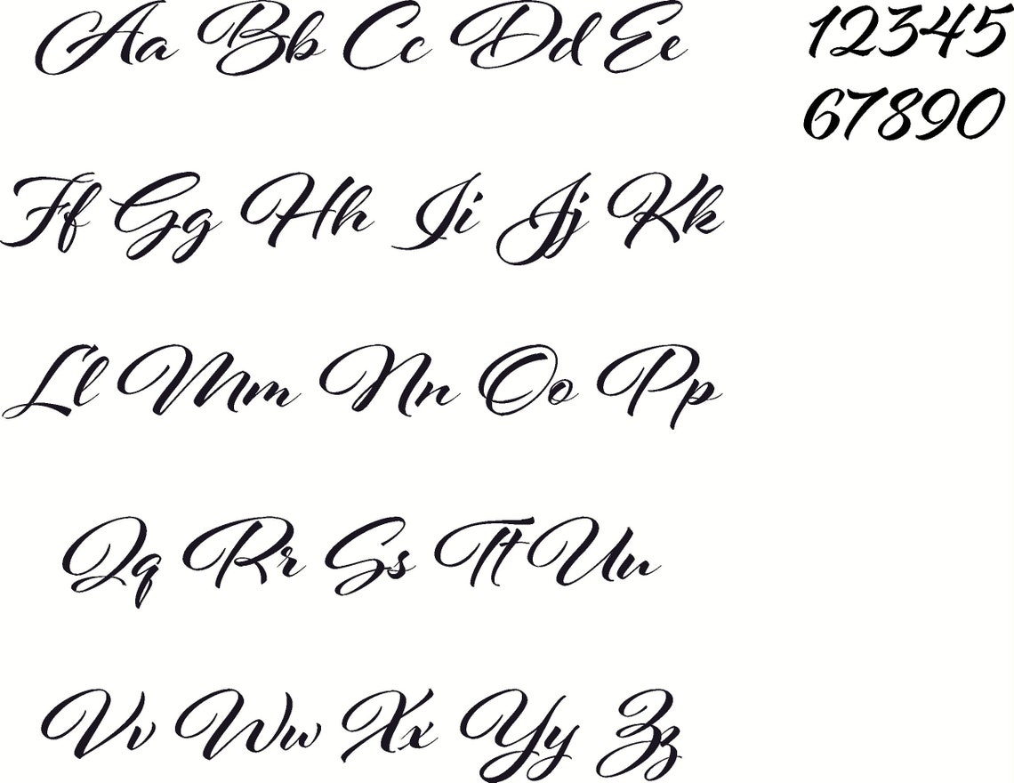 Script Mailbox Decal / Custom Mailbox Decal / Mailbox Address - Etsy