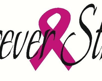 Pink Ribbon Vinyl Decals / Stickers / Bulk Labels Breast - Etsy