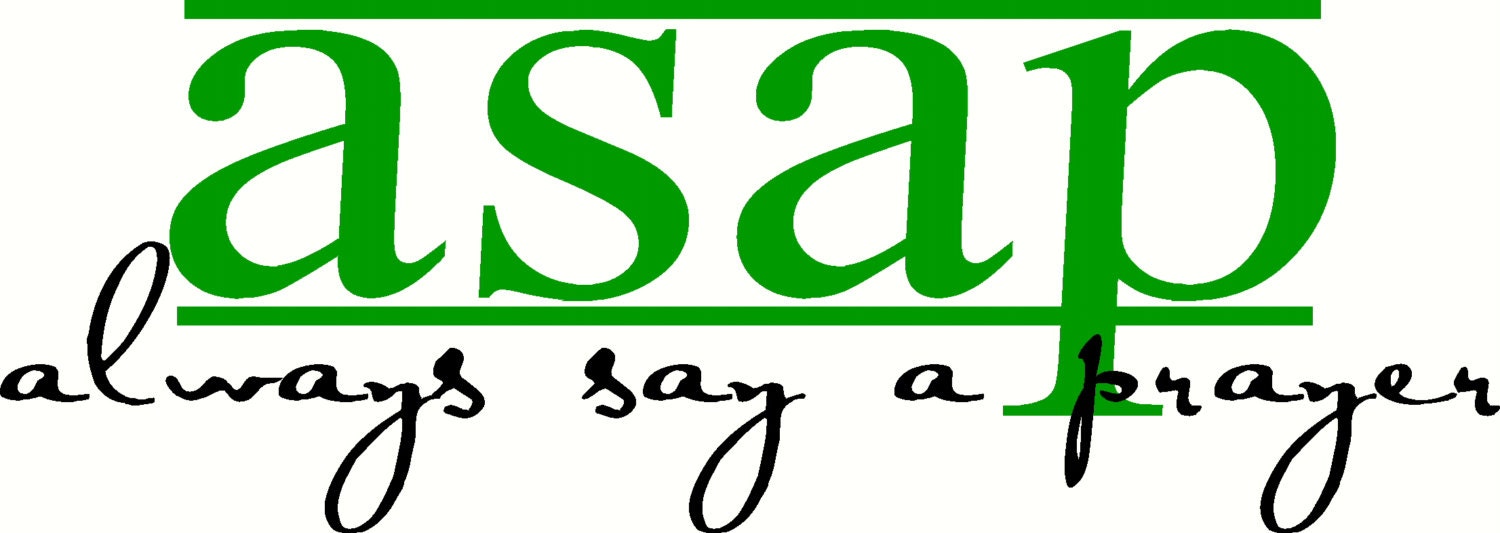 Wall Decal Quote ASAP Always Say a Prayer vinyl quote | Etsy