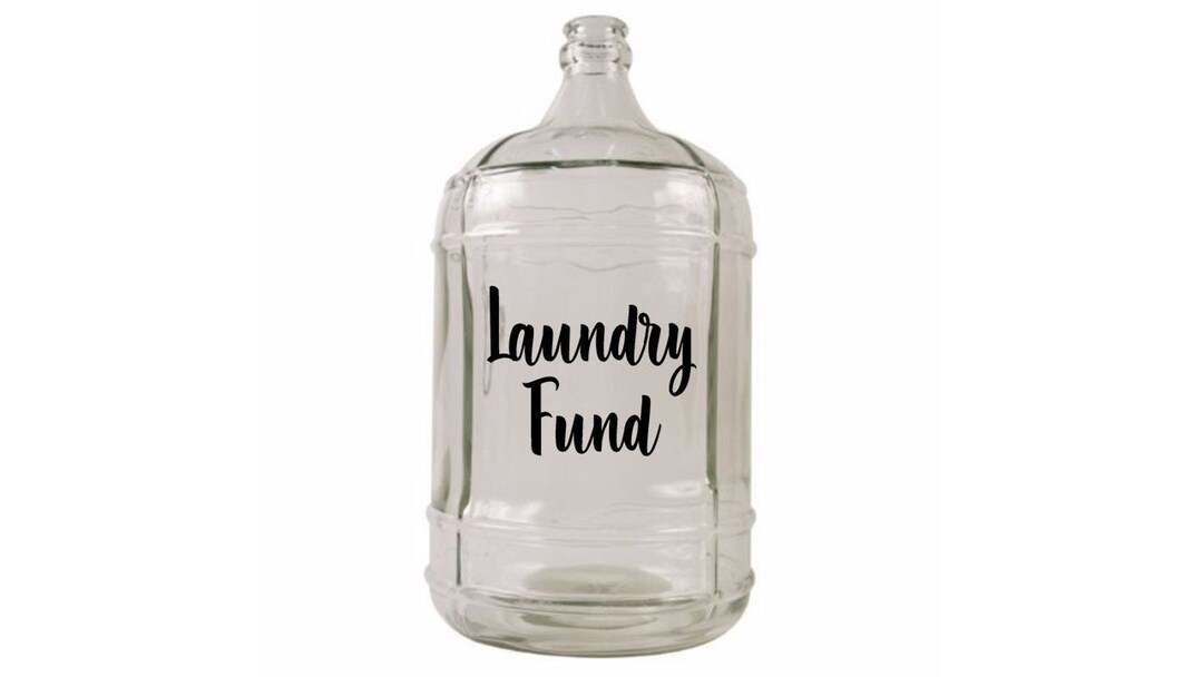 Laundry Fund Decal / Change Sticker Label / Lost Change Label / Keep ...
