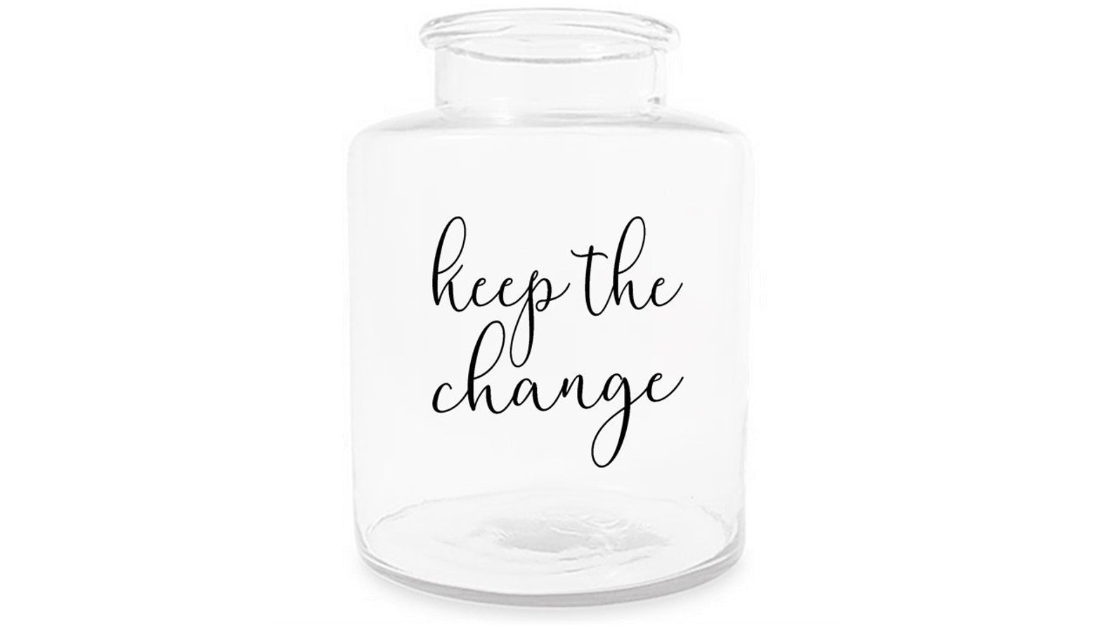 Keep the Change Label Decal / Laundry Room Decor / Lost Change Sheets ...