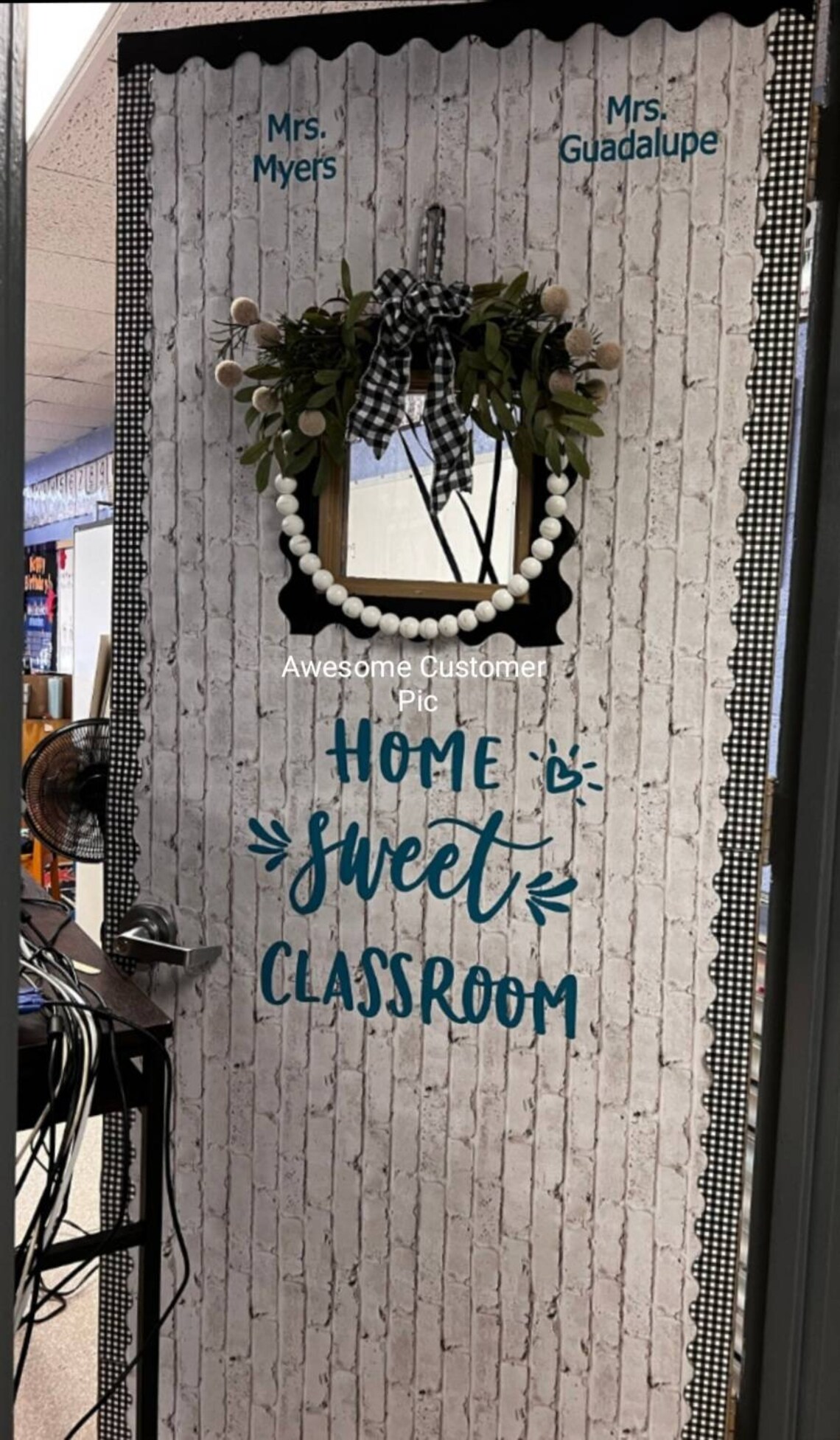 Home Sweet Classroom Door Decal / Classroom Door Vinyl Wall - Etsy