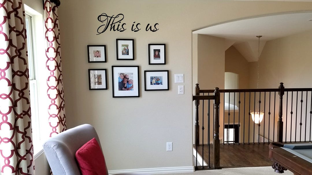 This is Us Family Wall Decal/family Room Decal/photo Decal/gallery Wall ...