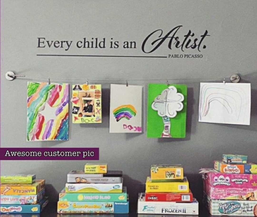 Every Child is an Artist Wall Decal, Create Draw Paint Children's Wall ...