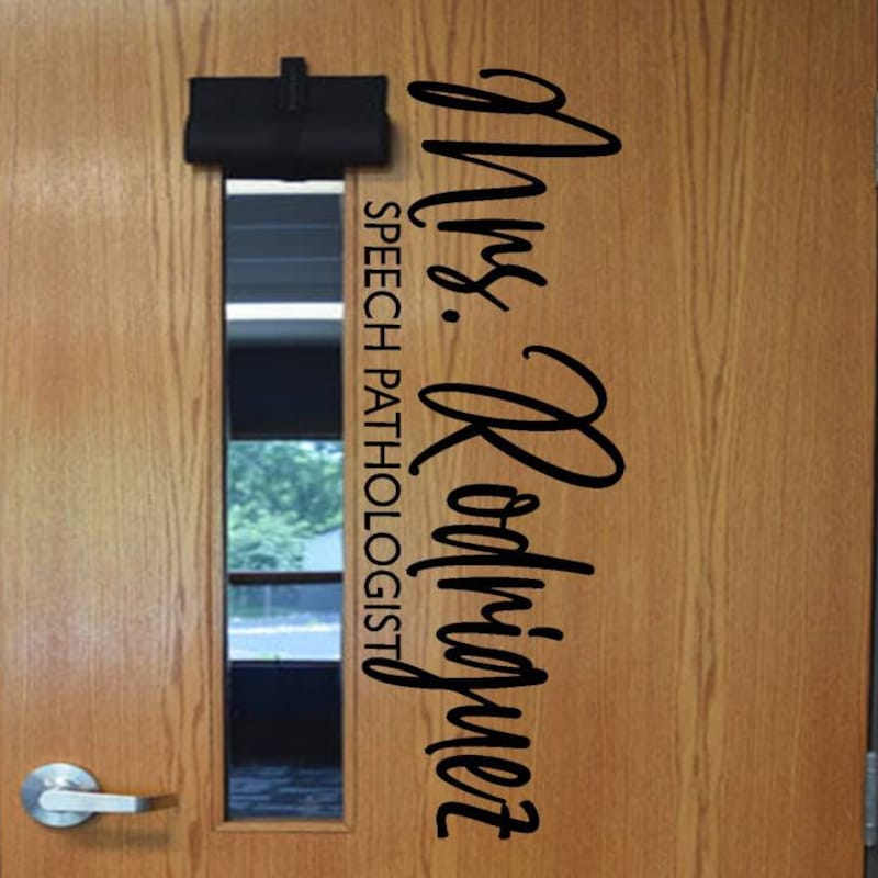 School Nurse Door Decal - Etsy