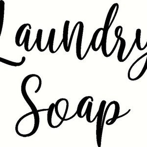 Laundry Soap Label Decal / Laundry Room Decor / Laundry Label / Laundry ...