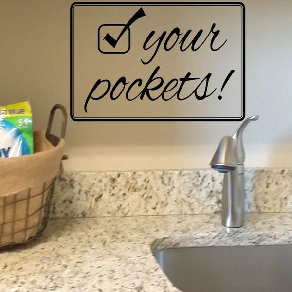 Check Your Pockets - Etsy
