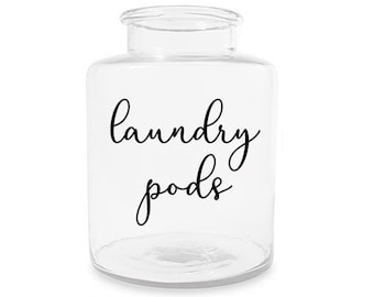 Laundry Pods Label Decal / Laundry Room Decor / Laundry | Etsy