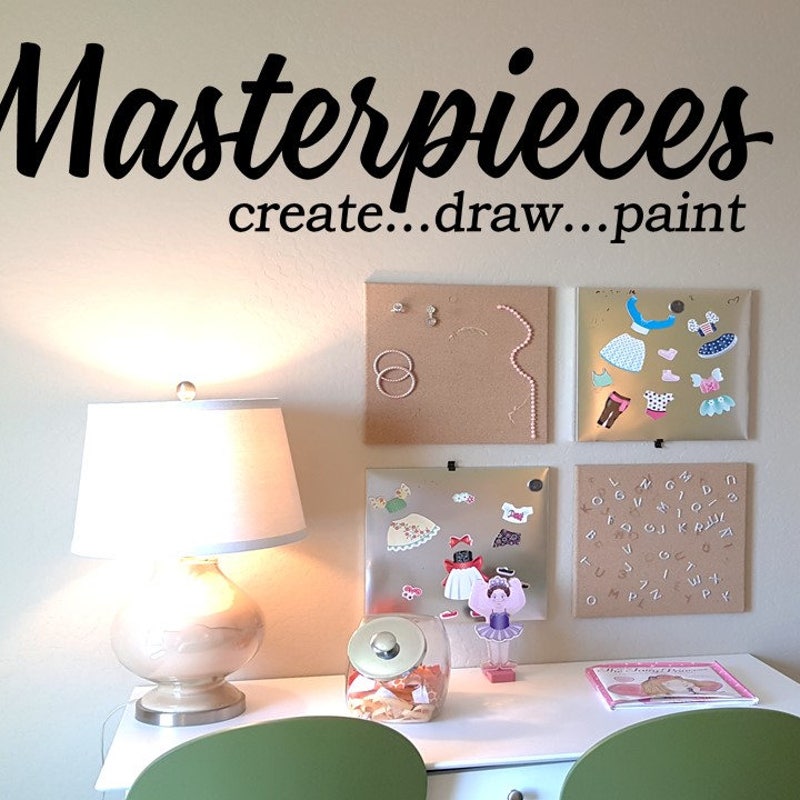 Masterpieces Wall Decal - Etsy