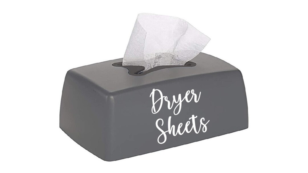 Dryer Sheets Label Decal / Laundry Room Decor / Laundry Dryer Sheets ...