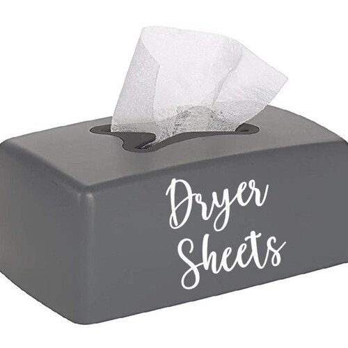 Dryer Sheets Label Decal / Laundry Room Decor / Laundry Dryer | Etsy