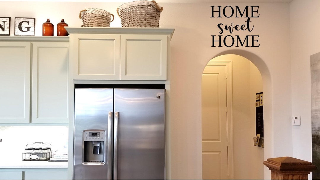 Home Sweet Home Wall Decal/farmhouse Kitchen Sign Wall Decal, Dining ...