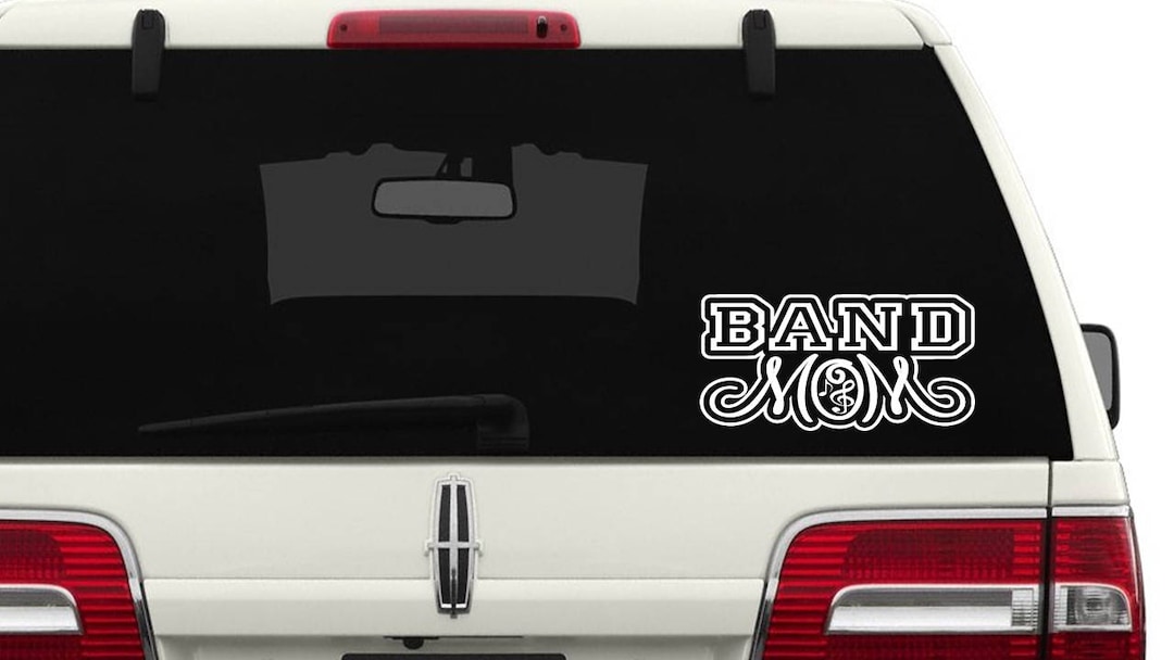 Band Mom Car Decal/sports Mom Decal/football Mom Decal/cheerleader Mom ...