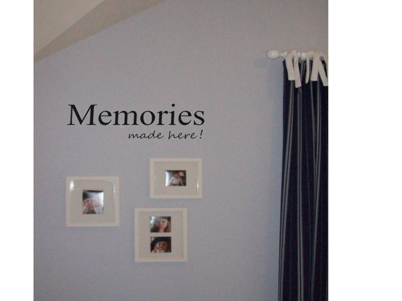 Memories Made Here Wall Decal / Picture Gallery Wall Words | Etsy