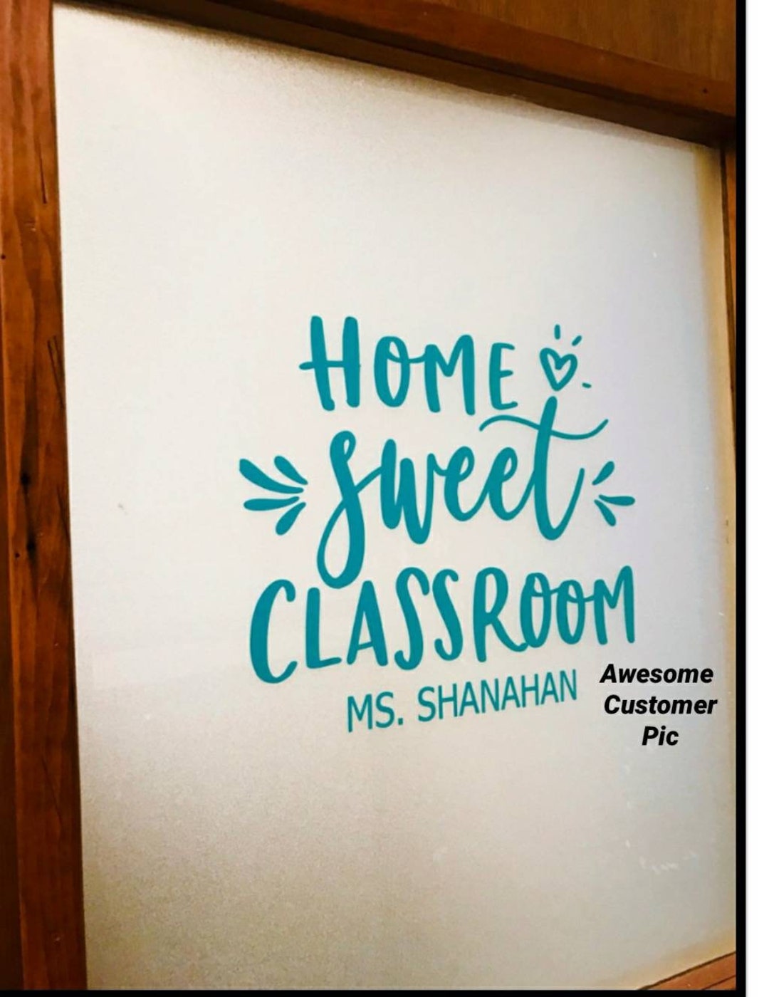 Home Sweet Classroom Door Decal / Classroom Door Vinyl Wall Decal ...