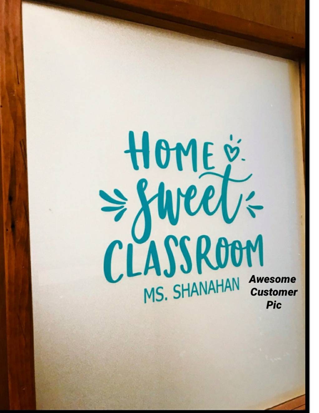 Home Sweet Classroom Door Decal / Classroom Door Vinyl Wall Decal ...