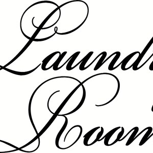 Laundry Room Wall Decal / Laundry Room Decor / Laundry Room Wall Words ...