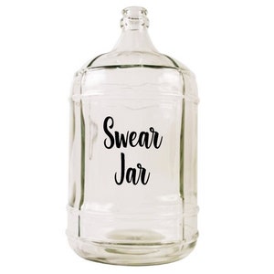 Swear Jar Decal Label / Pocket Change Decal / Money Sticker Label ...