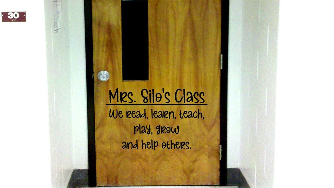 School Classroom Decal / Classroom Decor / Personalized Classroom ...