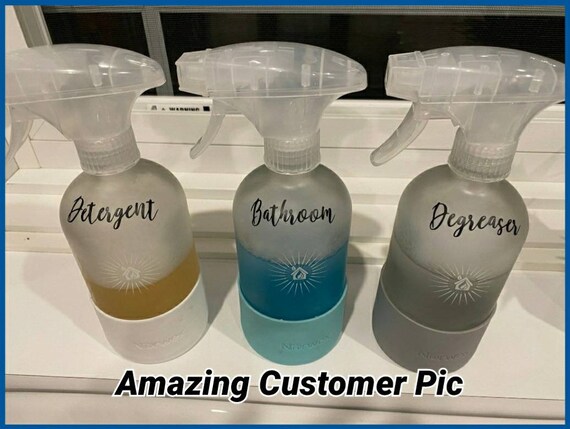 Detergent Decals / Bathroom Decals / Degreaser Decal Sticker / | Etsy