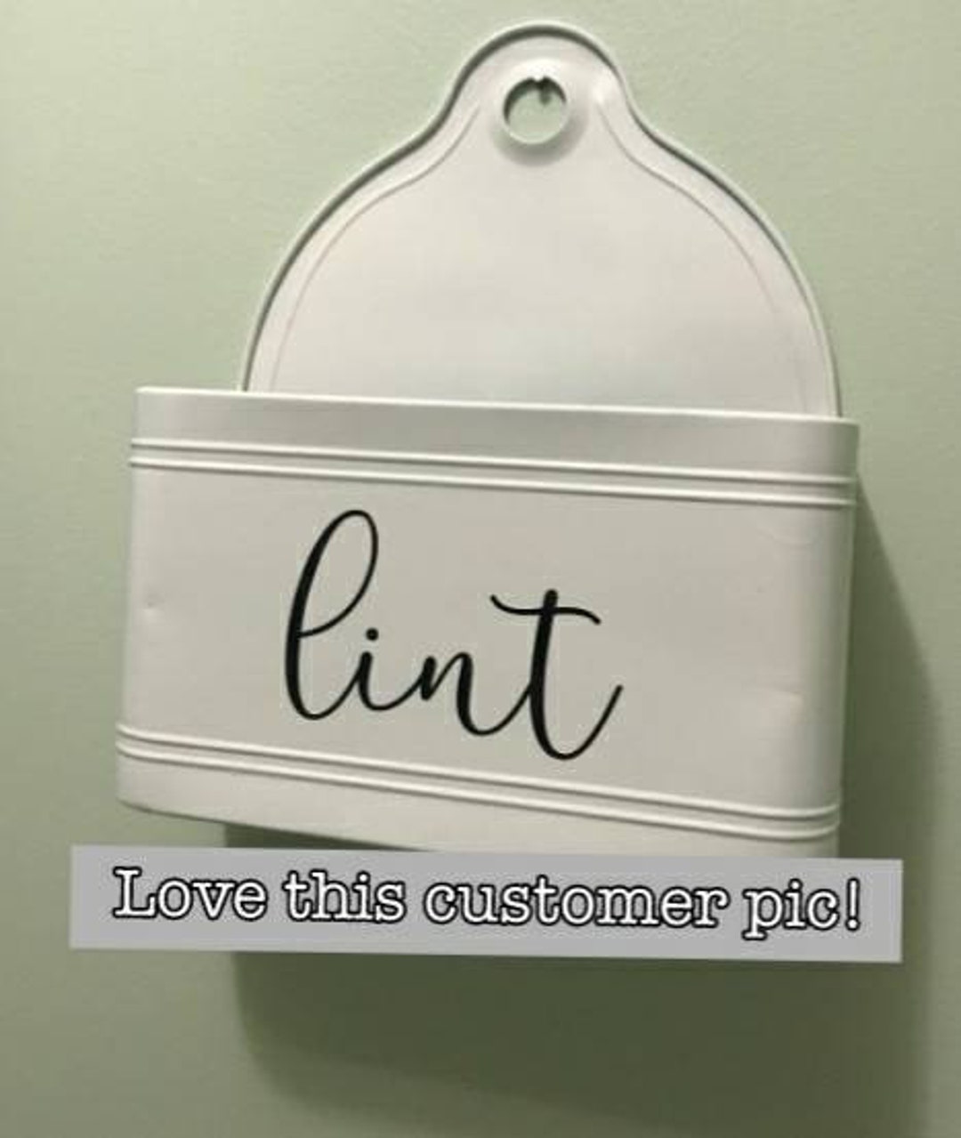 Laundry Lint Decal Label / Laundry Room Decor / Laundry Room ...