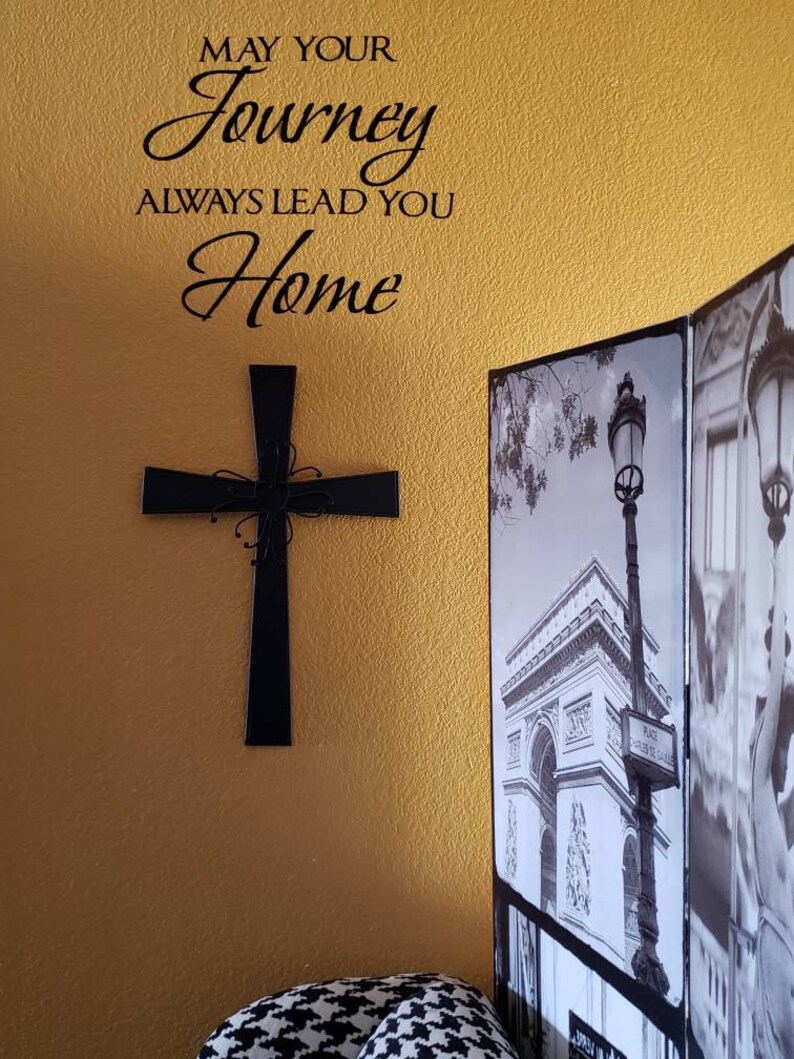 May Your Journey Always Lead You Home Wall Decal/wall - Etsy