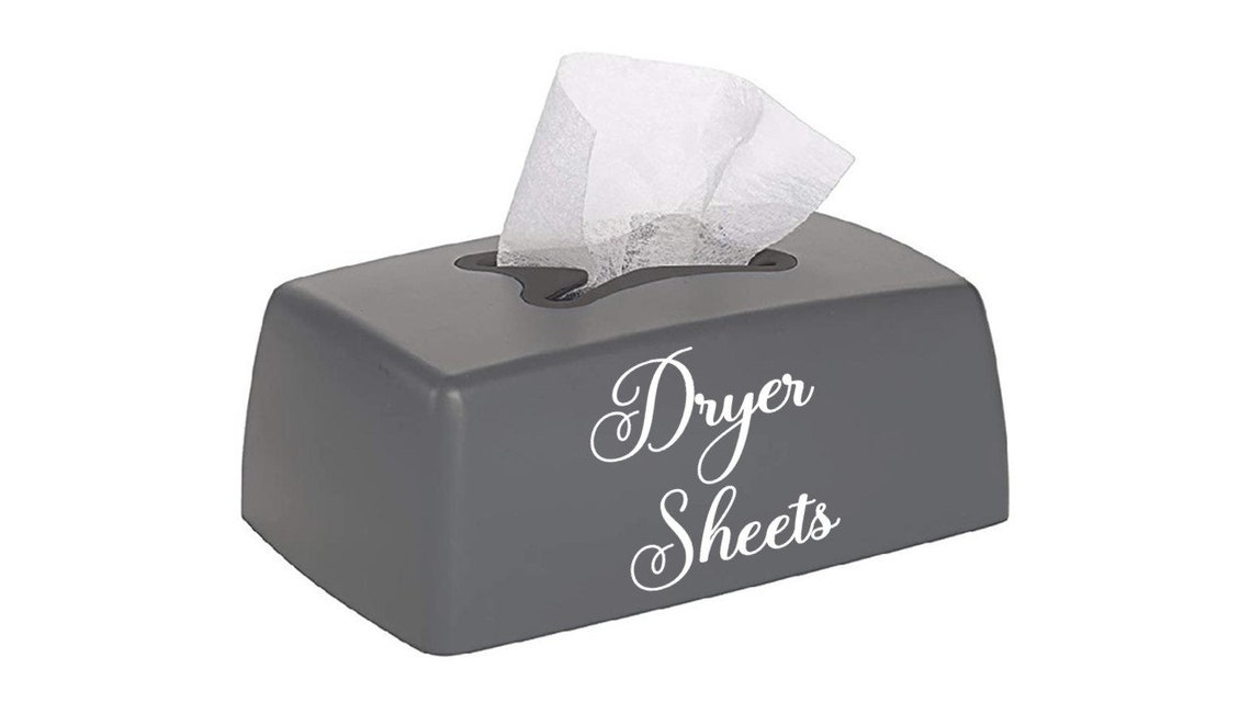 Dryer Sheets Label Decal / Laundry Room Decor / Laundry Dryer - Etsy