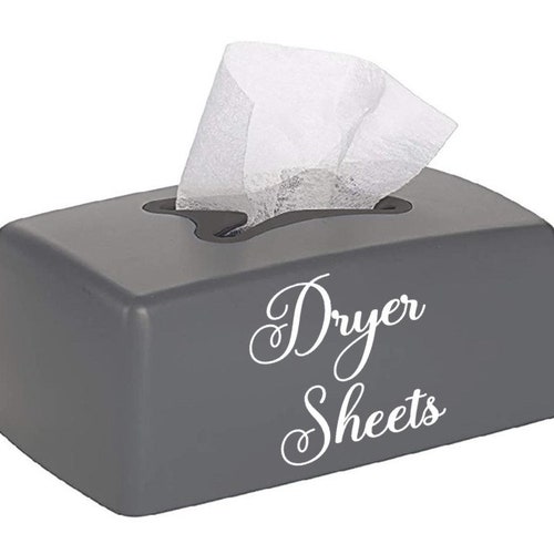 Dryer Sheets Label Decal / Laundry Room Decor / Laundry Dryer - Etsy