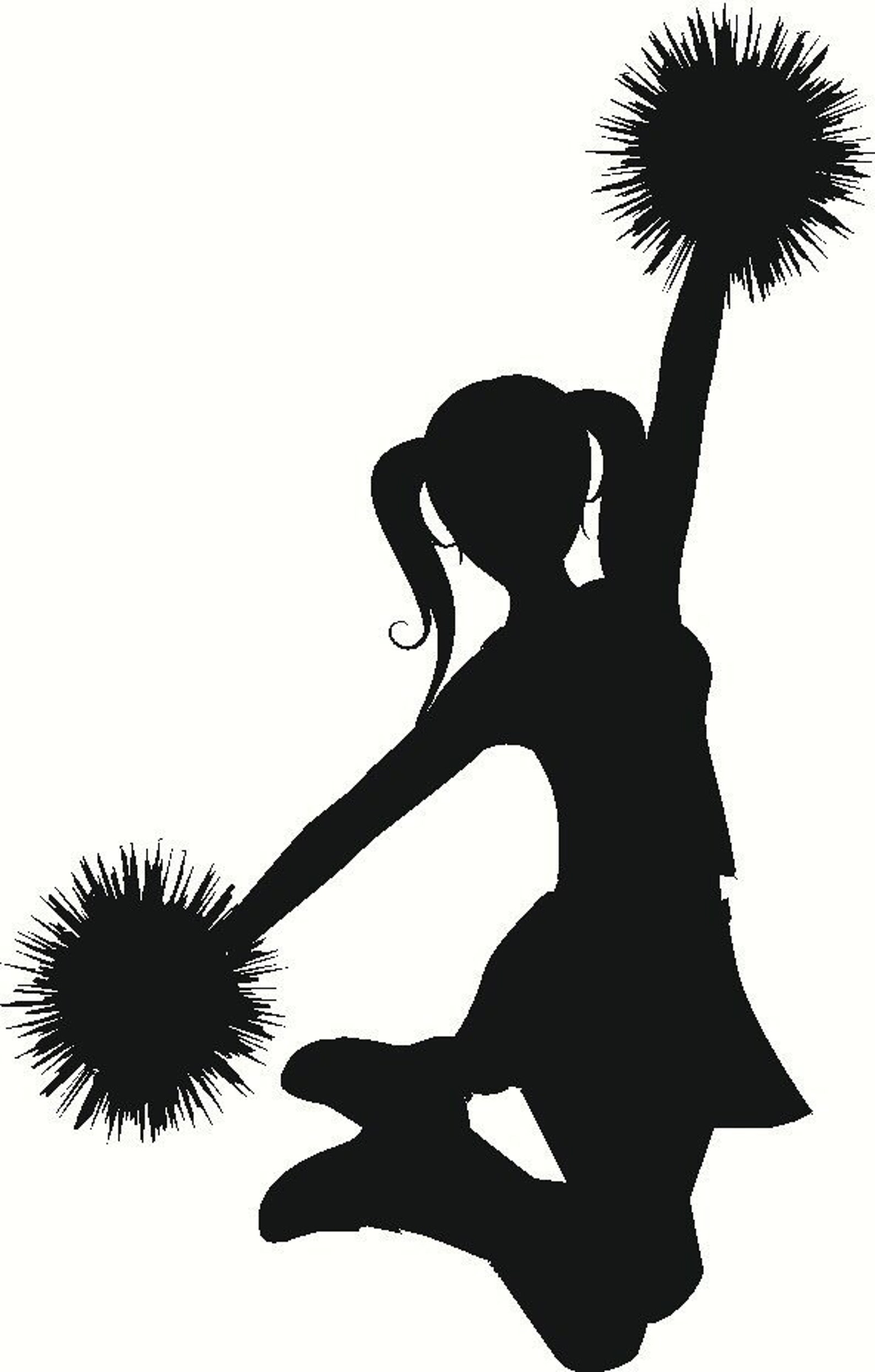 Extra Large Cheerleader Wall Decal/wall Sticker - Etsy