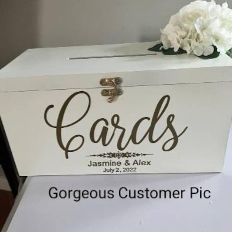 Elegant Wedding Card Boxes - Etsy