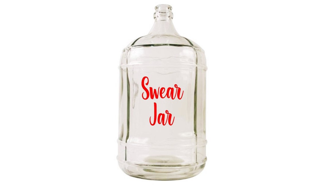 Swear Jar Decal Label / Pocket Change Decal / Money Sticker Label ...