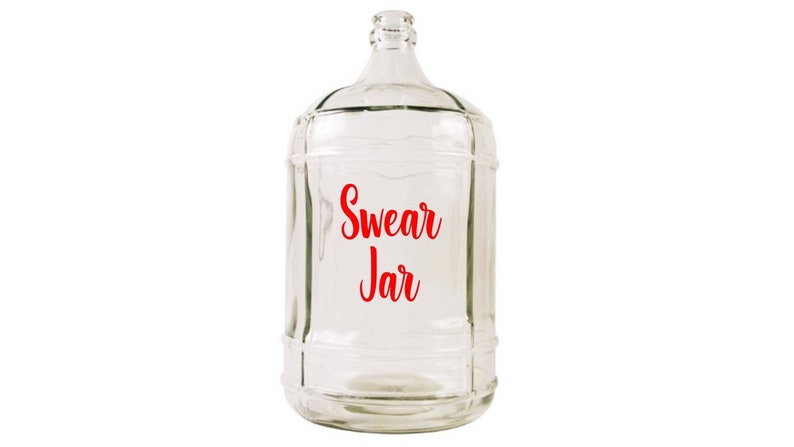 Swear Jar Decal Label / Pocket Change Decal / Money Sticker - Etsy
