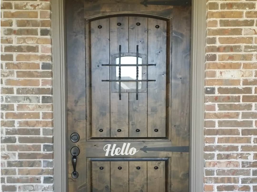 Hello Wall Decal/wall Words/wall Transfer - Etsy