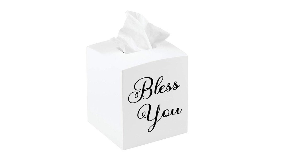 Bless You Tissue Box Decal / Bless You Decal Sticker / Bless You Tissue ...