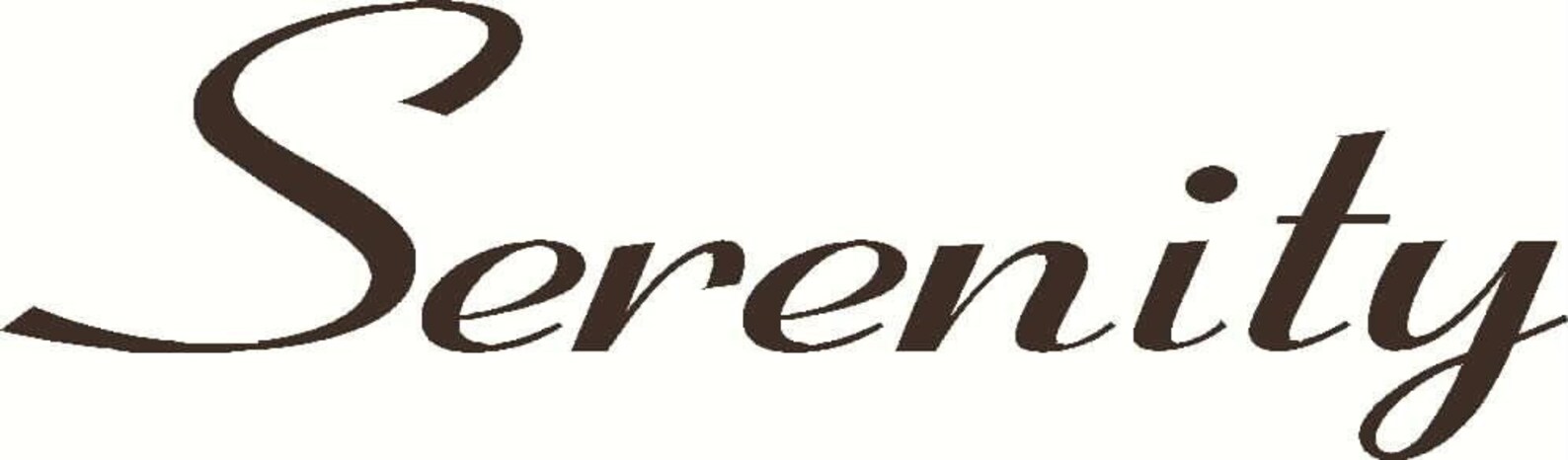 Serenity Wall Decal/wall Lettering/wall Sticker-large Design - Etsy