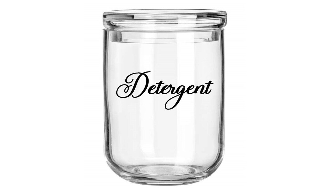 Detergent Label Decal / Laundry Room Decor / Laundry Detergent Sticker ...