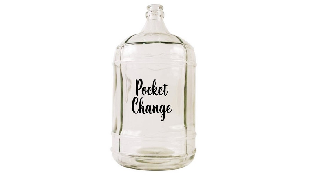Pocket Change Decal / Change Sticker Label / Lost Change Label / Keep ...