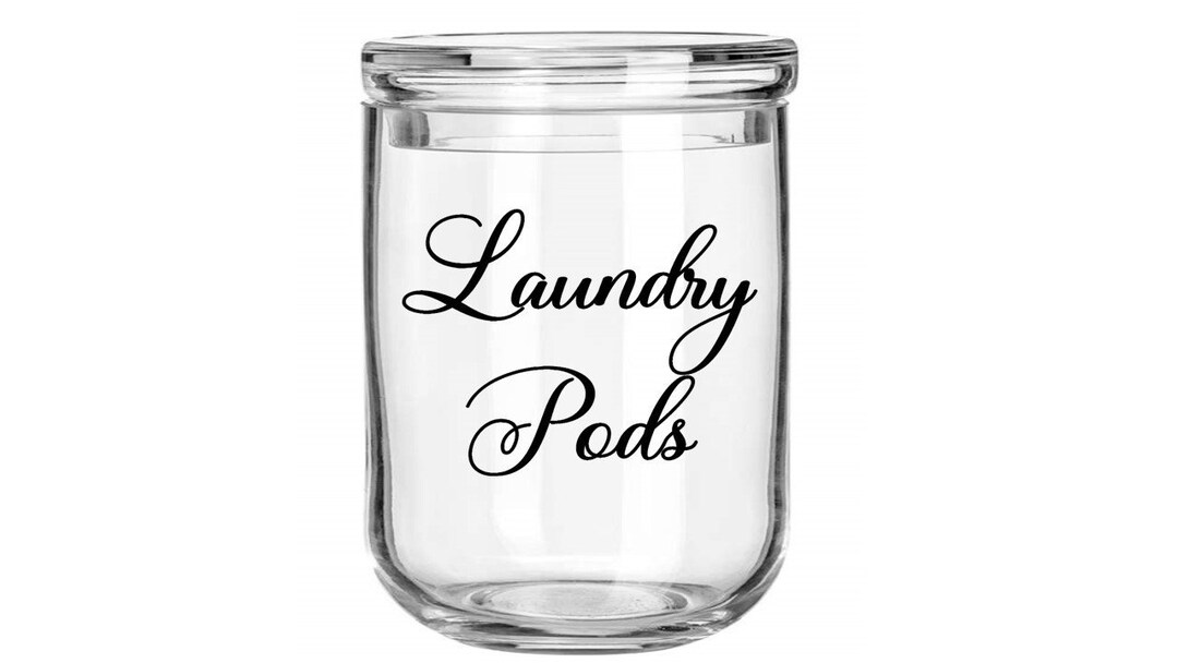 Laundry Pods Label Decal / Laundry Room Decor / Laundry Detergent Label ...