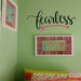 Fearless Wall Decal / Fearless With Arrow Wall Words / Motivational ...