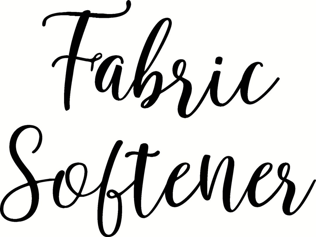 Fabric Softener Label Decal / Laundry Room Decor / Laundry Label ...