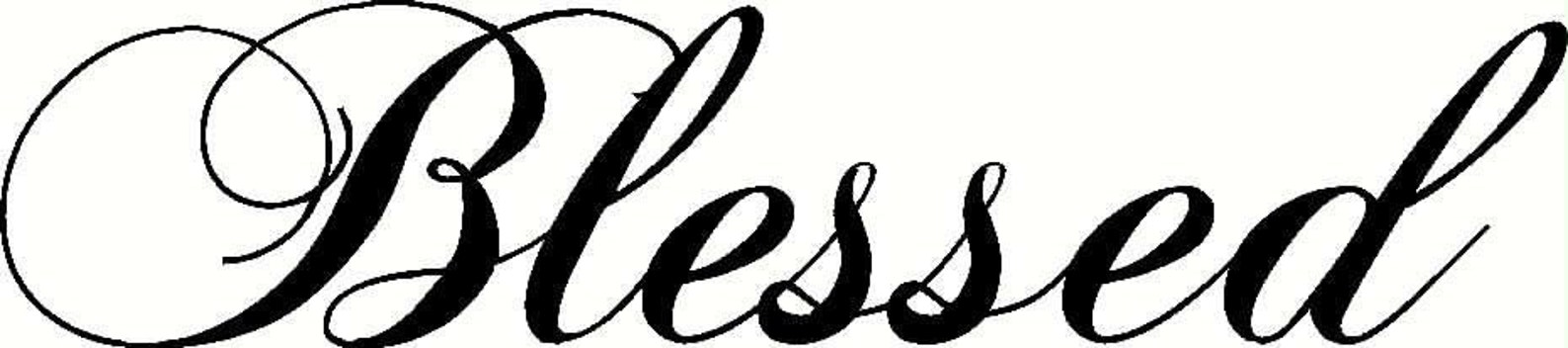 Blessed Wall Decal / Blessed Wall Decal Sticker / Christian | Etsy