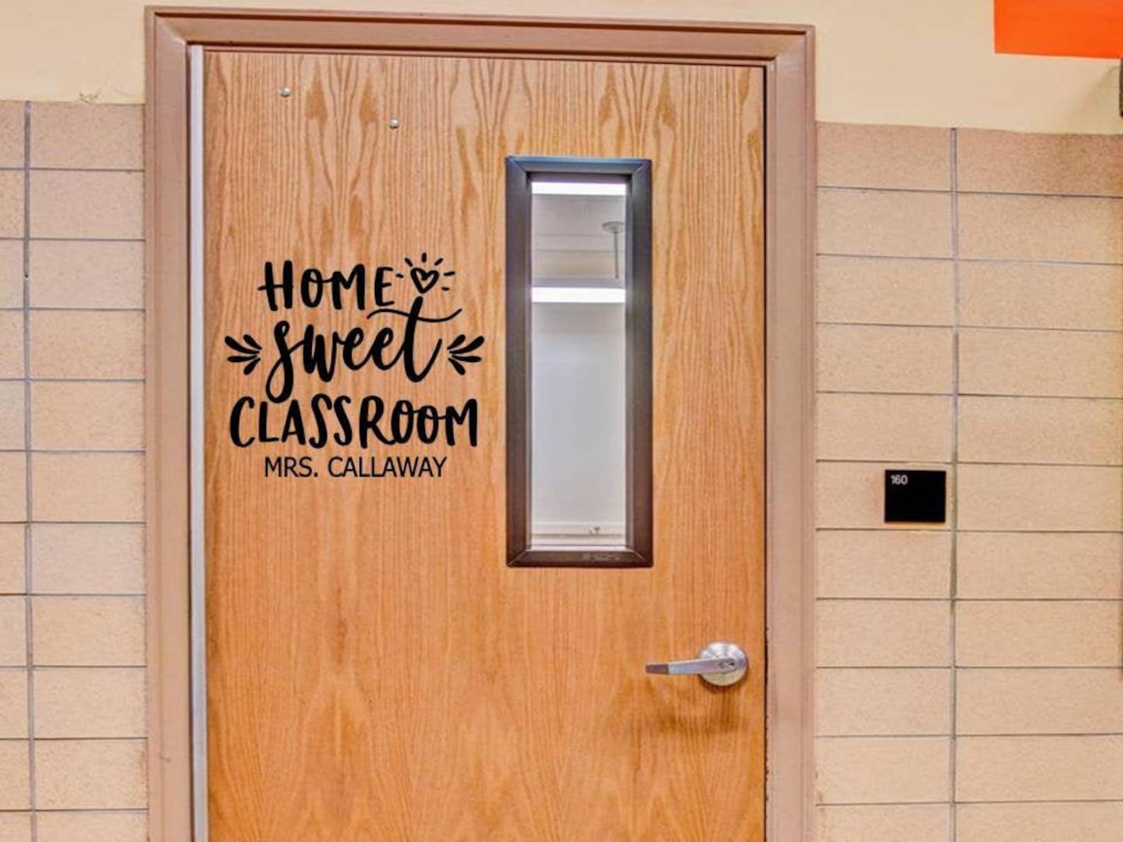 Home Sweet Classroom Door Decal / Classroom Door Vinyl Wall | Etsy