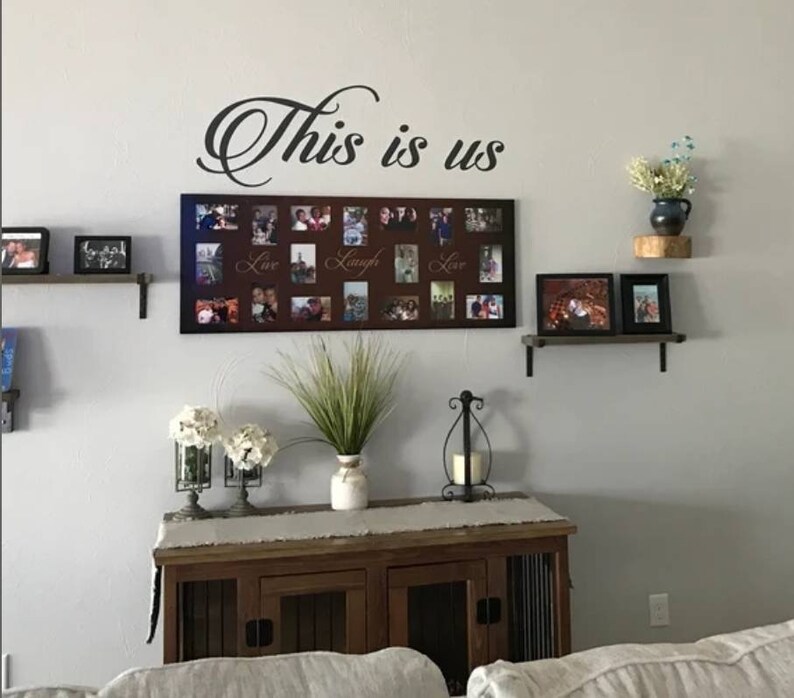 This is Us Wall Decal/family Room Decal/photo Decal/gallery - Etsy