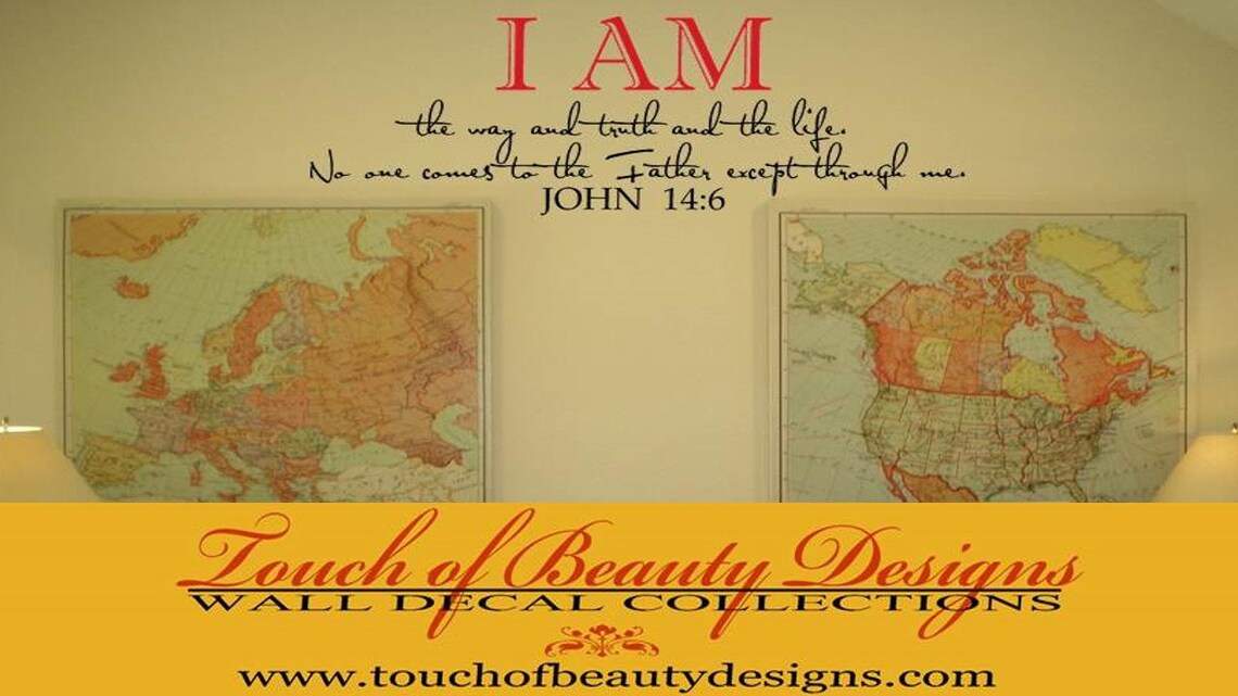 In Our Home Wall Decal / Love Abide Decal / Bless Wall Decal / Welcome ...