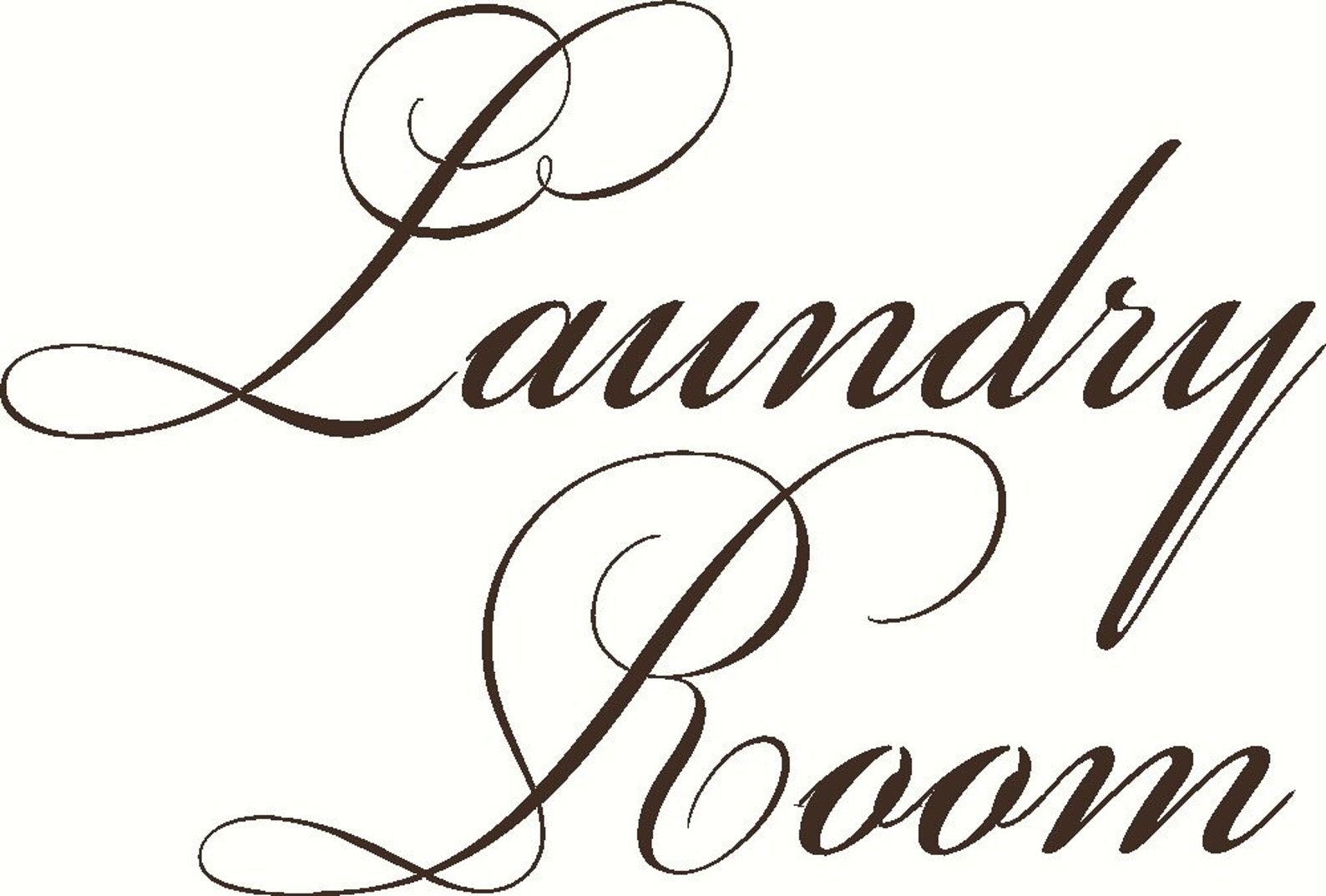 Laundry Room Wall Decal Sign Laundry Wall Words Laundry | Etsy