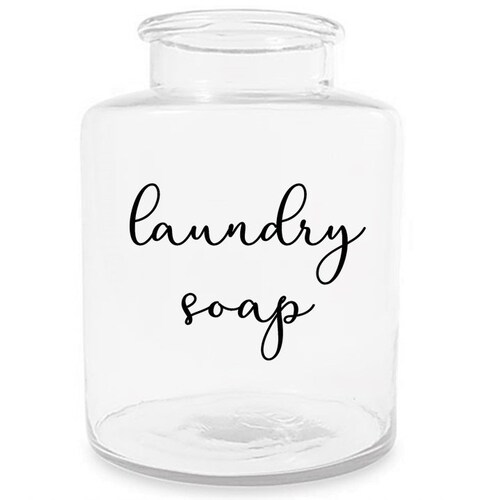 Laundry Soap Label Decal / Laundry Room Decor / Laundry | Etsy